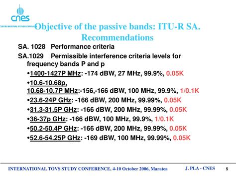 PPT PASSIVE MICROWAVE PROTECTION IMPACT OF RFI INTERFERENCE ON SATELLITE PASSIVE OBSERVATIONS