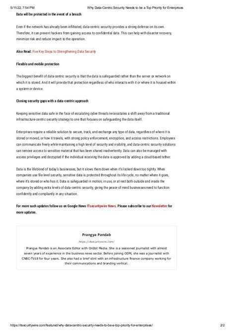 Why Data Centric Security Needs To Be A Top Priority For Enterprises Pdf