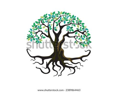 Tree Roots Logo Vector Isolated Stock Vector Royalty Free 2389864463 Shutterstock