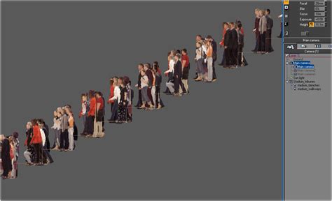 Creating A Stadium Crowd In Vue Xstream Gobotree Learning Station