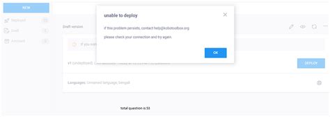 Unable To Deploy If This Problem Persists Contact Help
