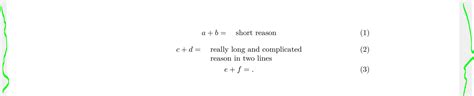 Aligning Multiple Lines Of Text In An Align Environment Tex Latex