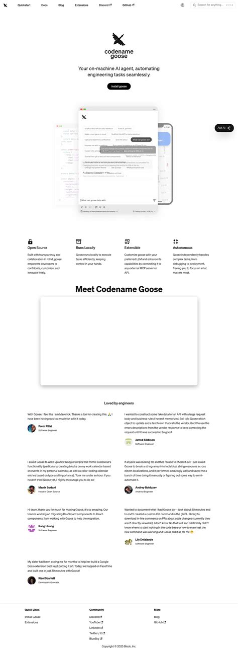 goose automate software development tasks