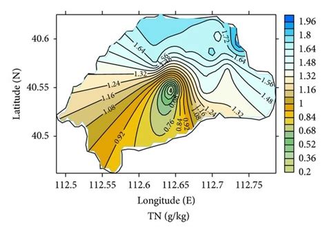 Horizontal Distribution Of Tn Tp Nh 4 N And No 3 N In The