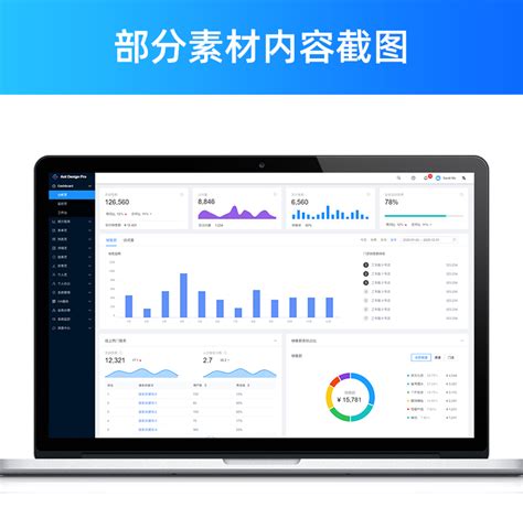 Ant Design Pro版中后台原型模板及元件库Axure RP组件 共 MB