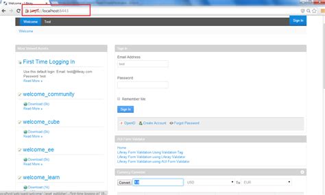 Liferay Portal SSL Configuration Liferay
