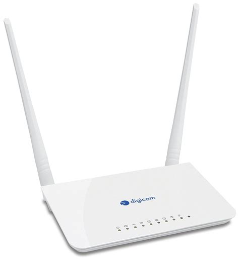Digicom Modem Router Wireless N 300mbps Adsl2 4 Porte Lan 10 100