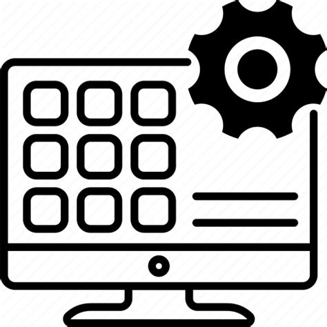 Application Software Program Desktop App Tool Interface Smartphone Interface Icon