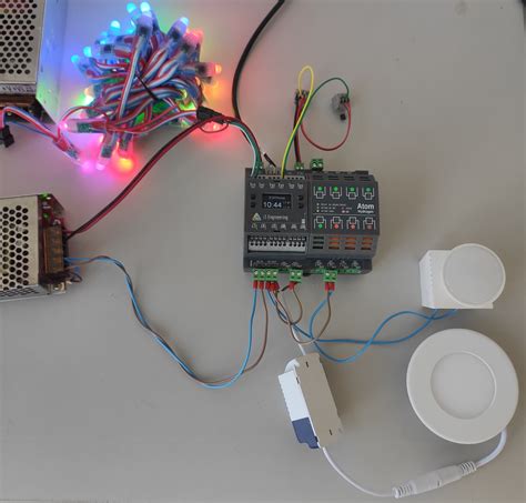 multifunctional smart home controller atom on esp32 hardware home