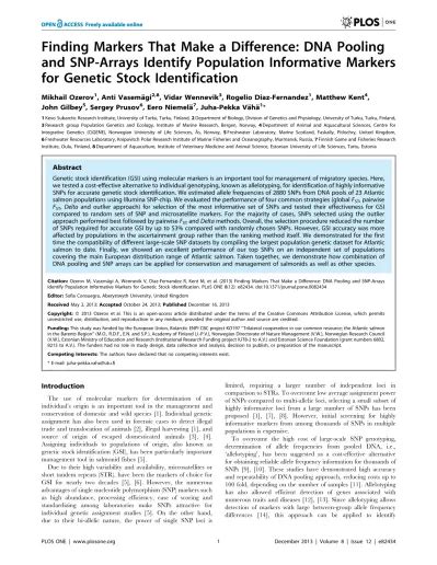 Finding Markers That Make A Difference Dna Pooling And Snp Arrays