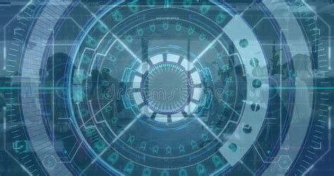 Image Of Data Processing And Scope Scanning Over Diverse Business