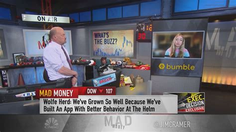 Watch Jim Cramers Full Interview With Bumble Ceo Whitney Wolfe Herd