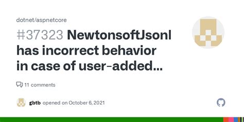Newtonsoftjsoninputformatter Has Incorrect Behavior In Case Of User Added Eventhandler · Issue
