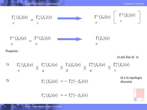 Gamma Convergence Notions Ppt Physics Science