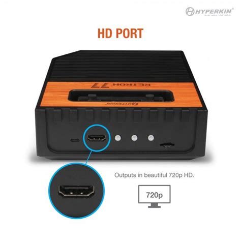 Hyperkin Retron 77 Hd Gaming Console For Atari 2600 Model M07280 813048019244 Gamedude