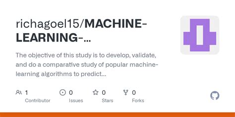 Github Richagoel15 Machine Learning Algorithms For Monitoring Human