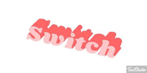 Switch Word Animated  Logo Designs