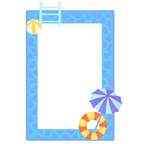 Summer Swimming Pool Border Png Images Psd Free Download Pikbest