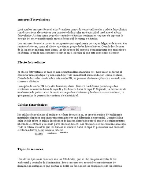 Sensores Fotovoltaicos Pdf