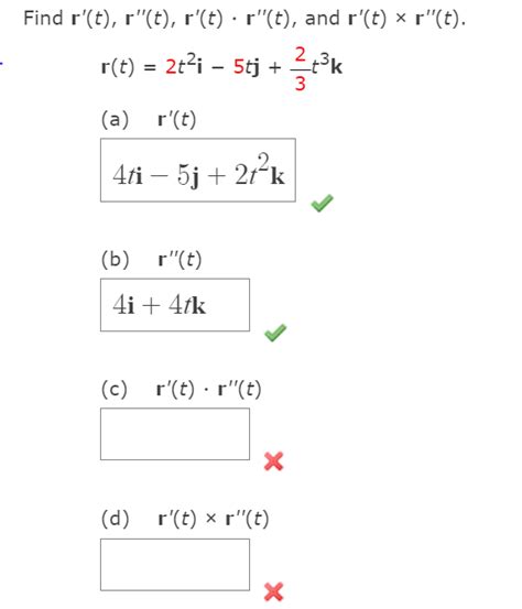 solved find r t r t r t · r t and r t x r t