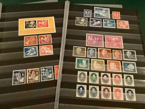 Gdr 1949 1950 Two Volumes With Personalities And Debria Block Michel 242 279 En Blok 7