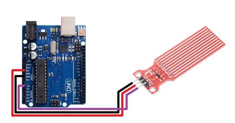 Interface Water Sensor Module Or Water Level Depth Detection Sensor