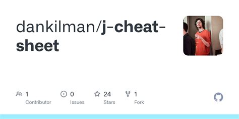 Github Dankilman J Cheat Sheet