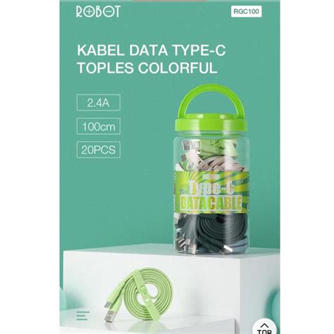 Jual Kabel Data Merk Robot Rgc S Konektor Type C Output Ampere Shopee Indonesia