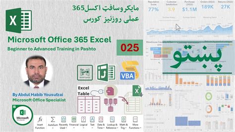 Pashto Lesson 025 Using Styles And Clearing Formatting In Excel Youtube