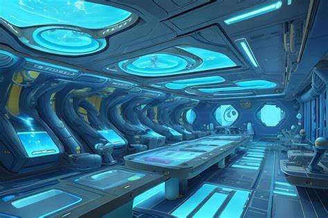 premium ai image extraterrestrial oceanography lab