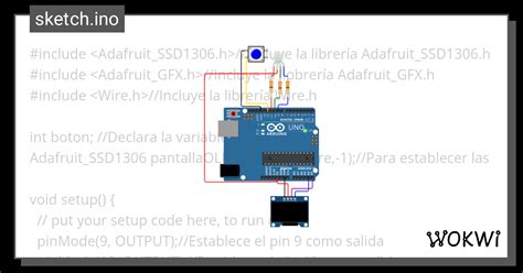 Pantalla Oled 4 Wokwi Esp32 Stm32 Arduino Simulator