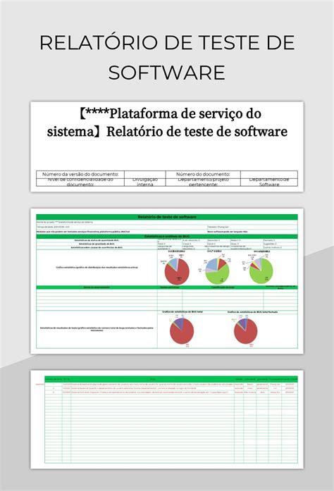 Modelos De Planilhas Testes De Software Para Microsoft Excel E