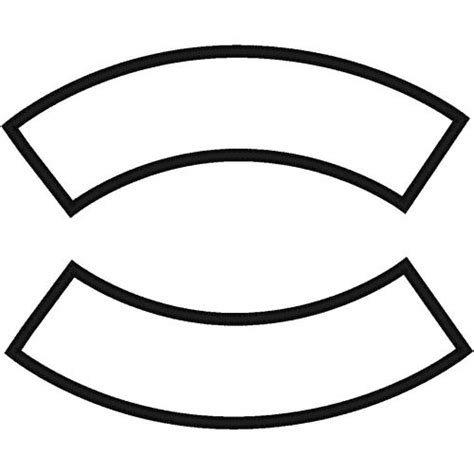 Blank Biker Patch Template