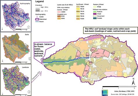 Spatial Scales Of Calculation And Outputs Swat Model Download