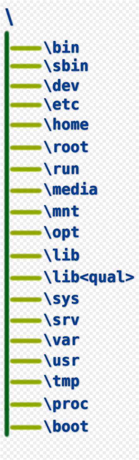 Linux Filesystem Hierarchy Standard Sistema De Archivos Linux HD Png Download 1326x3182