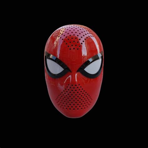 Spiderman Face Shell 3d File Etsy