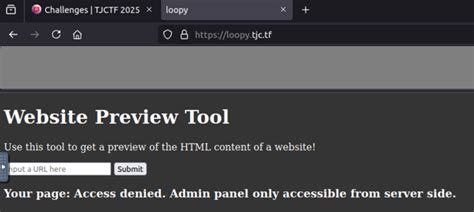 Ctf Writeup — Tjctf 2025 — Loopy Capture The Flag Ctf Writeup Tjctf