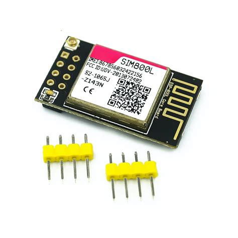 Sim800l Micro Sim Card Core Board Quad Band Ttl Serial Port Gsm Gprs Module Esp8266 Esp32 Mcu