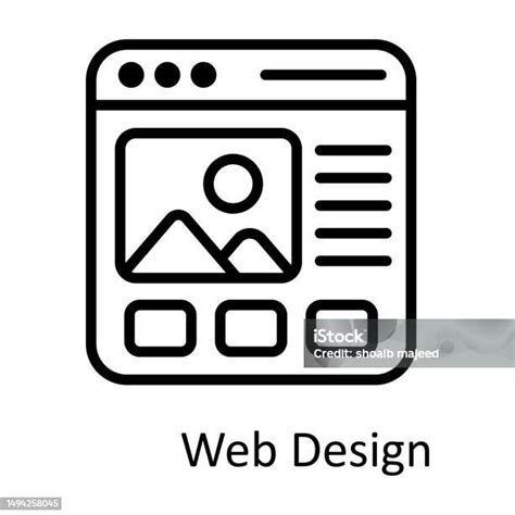 웹 디자인 벡터 개요 아이콘 디자인 그림입니다 흰색 배경에 서 및 웹 기호 Eps 10 파일 0명에 대한 스톡 벡터 아트 및