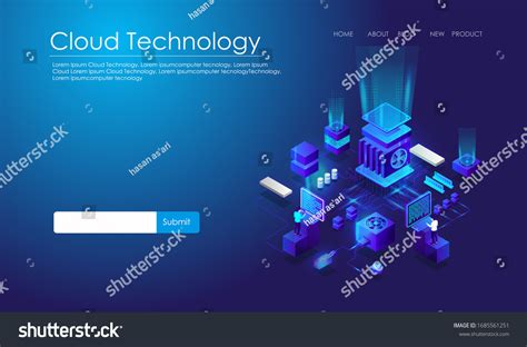 Concept Flat Isometric Illustration Programmers Hackers Stock Vector