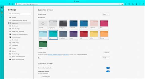 Microsoft Edge Browser Now Offers Different Accent Colors Research Snipers