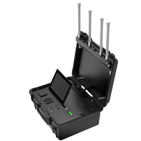 Portable Drone Detector Briefcase For Tracking Detecting Position Of Drones And Pilot Uav Locating