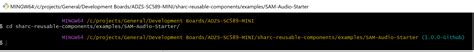 sharc audio module environment setup and compilation [analog devices