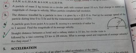 4 A Particle Of Mass 2 Kg Moves On A Circular Path With Constant Speed 1