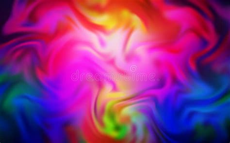 Dark Multicolor Vector Blurred Pattern Stock Vector Illustration Of