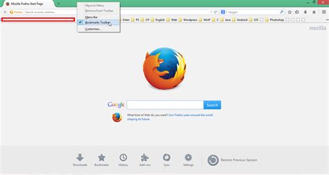 Firefox Bookmarks Bar Hide At Jack Radcliffe Blog