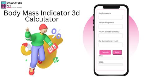 Body Mass Indicator 3d Calculator Calculatorspot