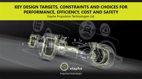 Key Design Targets Constraints And Choices For