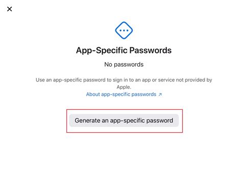 How To Generate App Specific Password For Icloud Mail