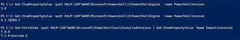 Get Installed Powershell Versions • The Lonely Administrator
